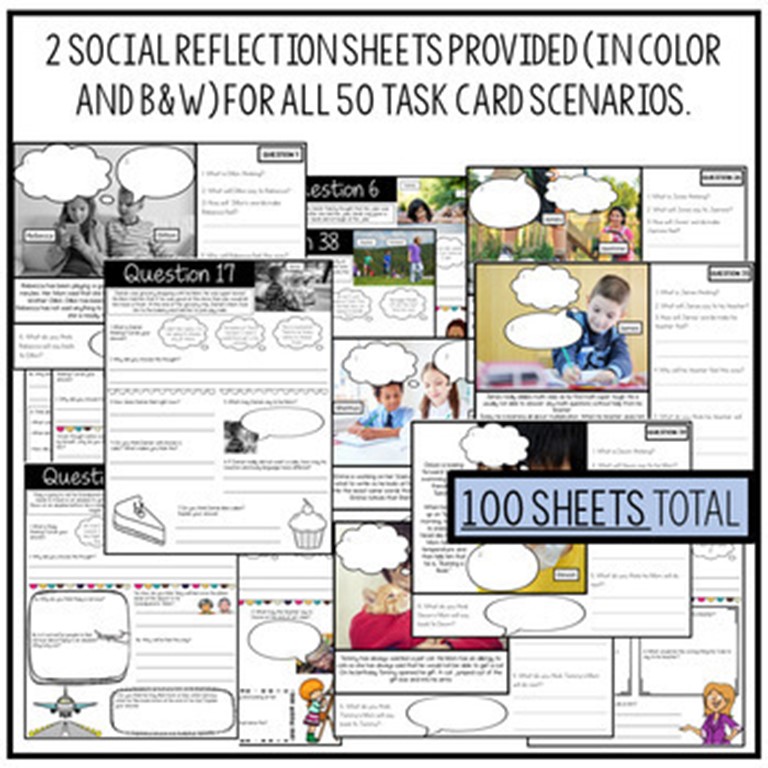 Perspective taking activities for social skills and social inferences ...