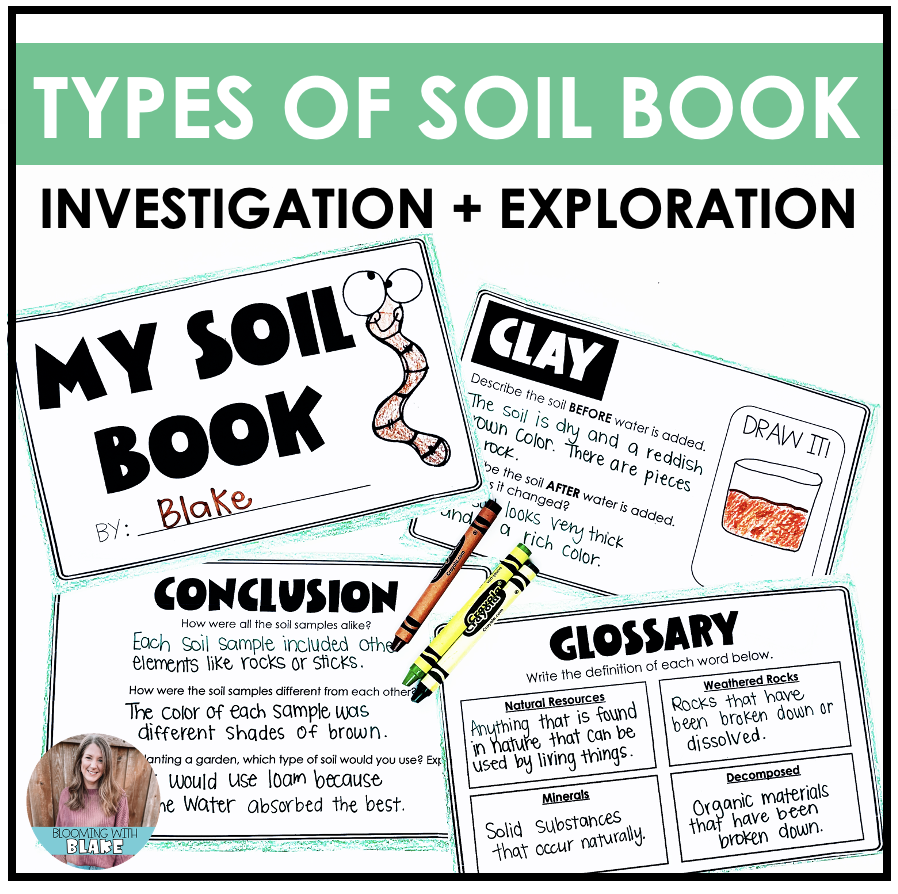 Types of Soils Book Investigation Activity - Classful