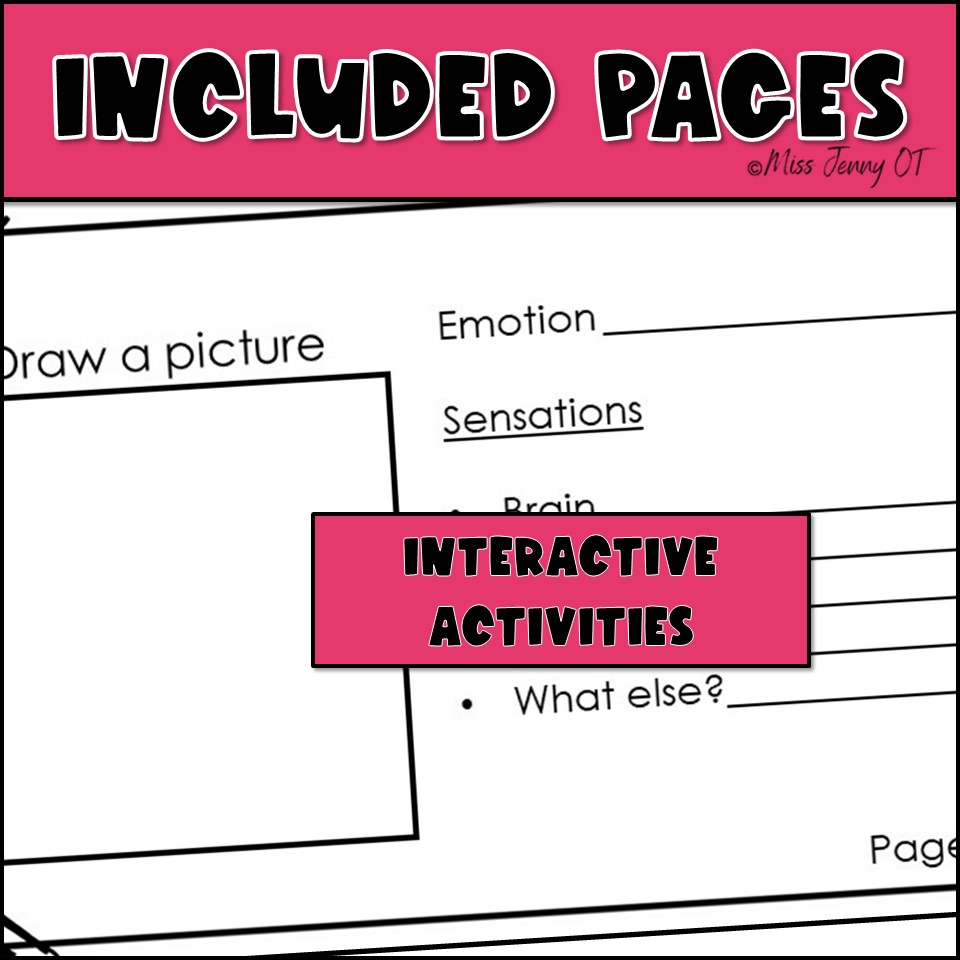 Interoception and Self Regulation My Body Booklet for Kids - Classful