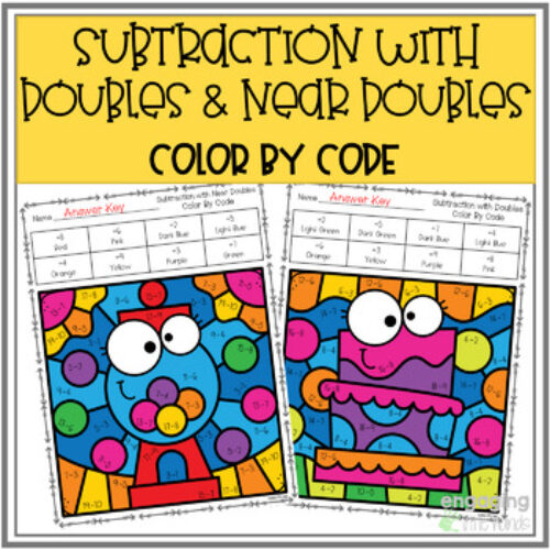 Subtraction Color by Code - Classful