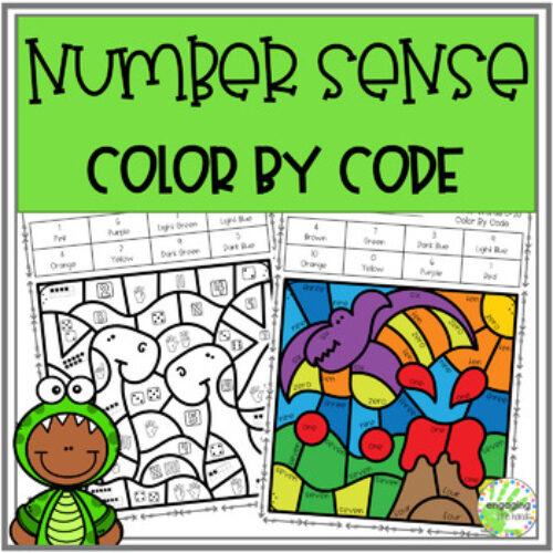 Number Sense Color by Code - Classful