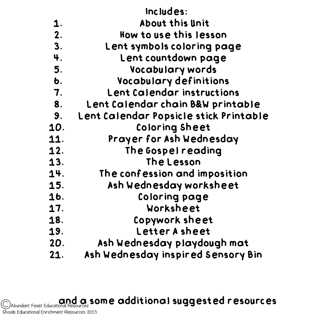 Ash Wednesday Lesson for Year A - An Introduction to Lent - Church ...