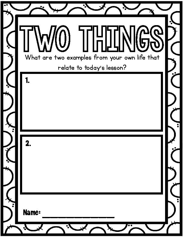 Retrieval Graphic Organizers- Improve Memory During Lessons! No Prep ...