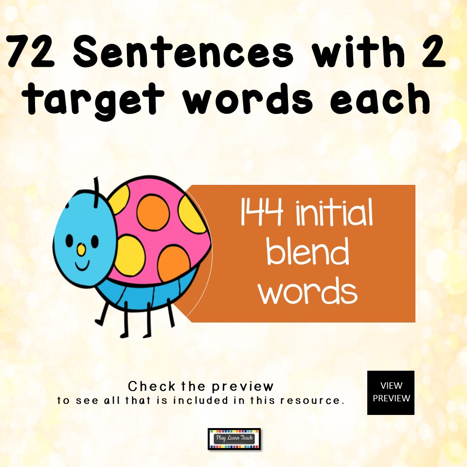 Reading Fluency Sentences Initial L Blends - Classful