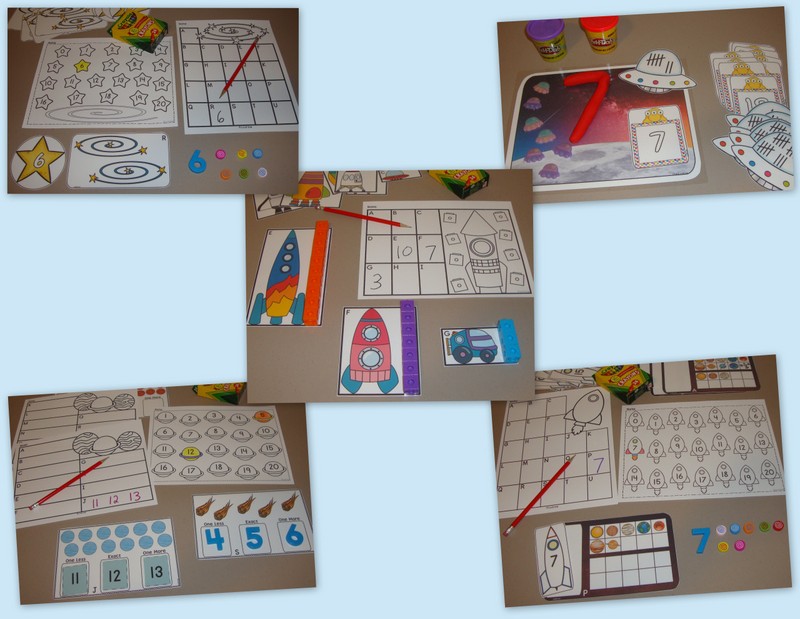 Outer Space Centers Activities Games Literacy Math Fine Motor Aliens ...