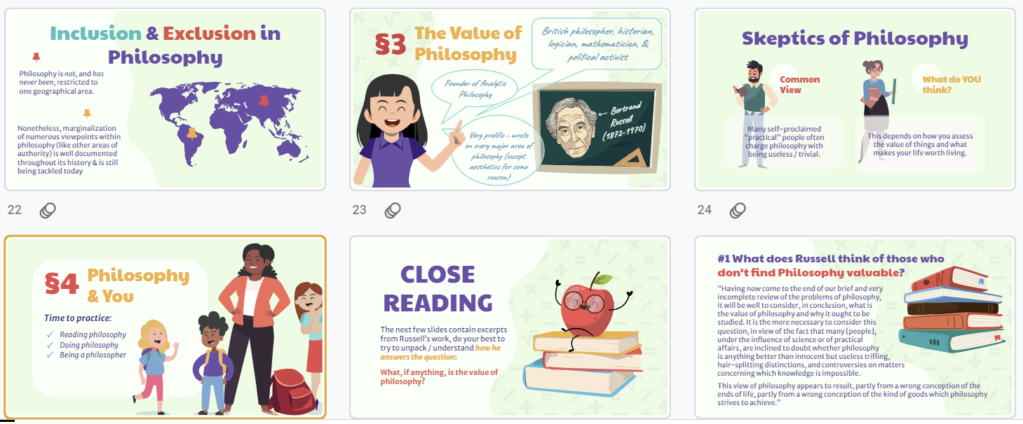 PowerPoint Presentation- Introduction to Philosophy - Classful
