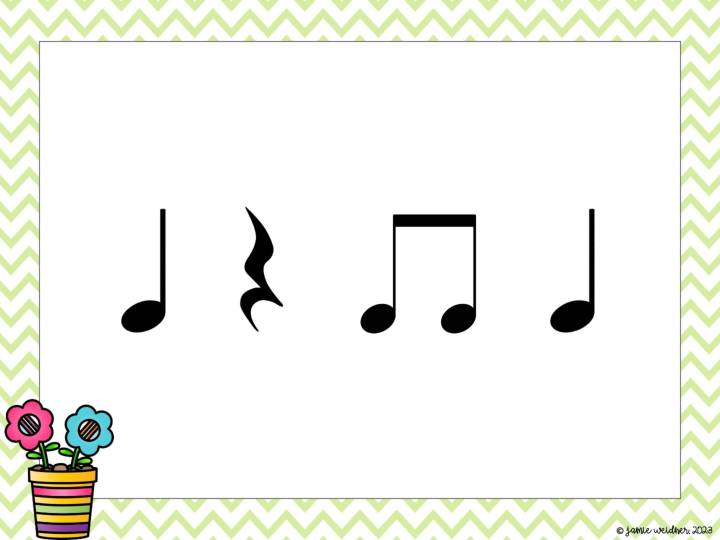 Spring Rhythm Flashcard Bundle for Elementary Music - Classful