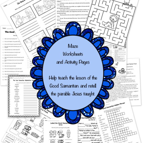 The Good Samaritan Worksheet and Activity Pack 2 - Classful