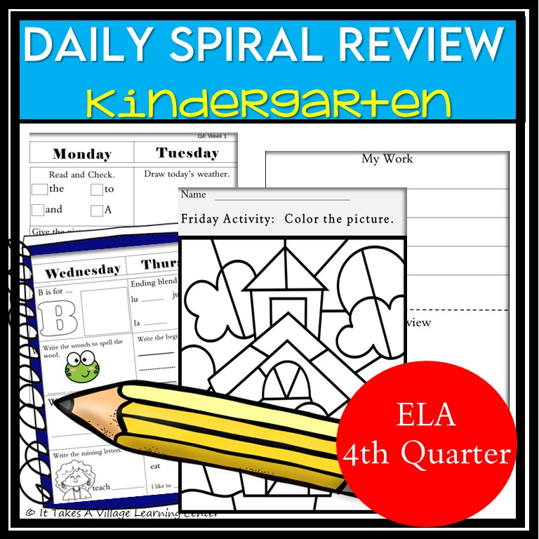 Kindergarten Morning Work - Classful