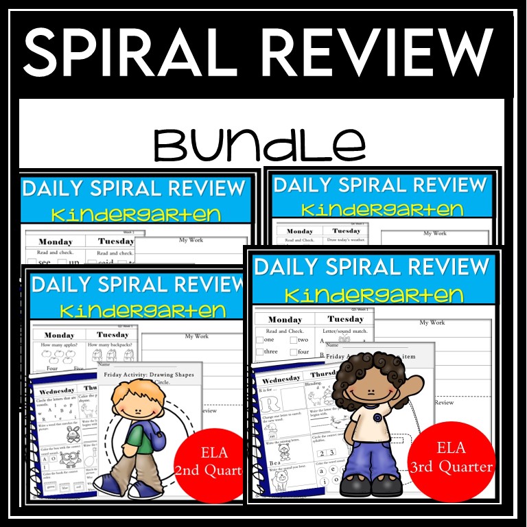 Kindergarten Language Arts Morning Work | Bundle - Classful