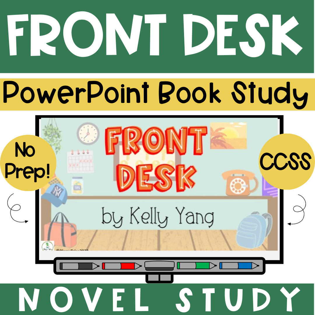 Front Desk Novel Study PowerPoint with Reading Comprehension Trivia ...
