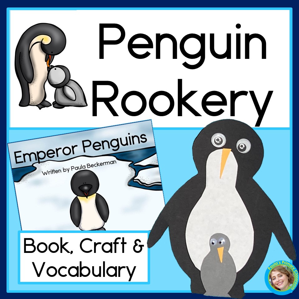 Penguin Life Cycle Craft, Guided Reading Book, Vocabulary and Bulletin ...