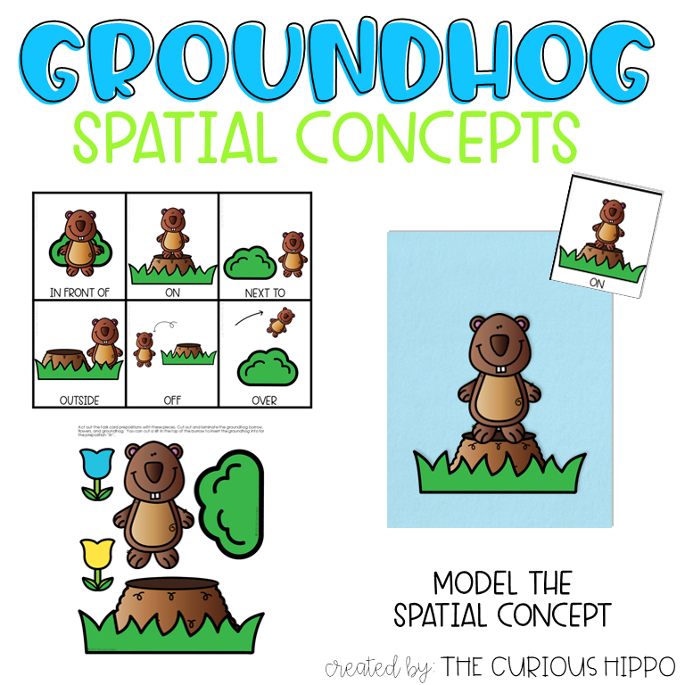 Groundhog Prepositions - Spatial Concepts - Classful