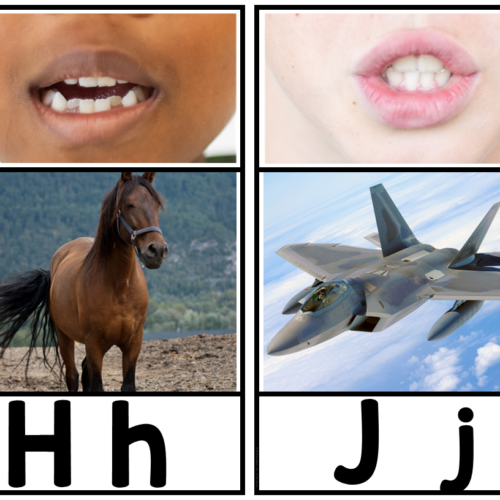 Alphabet Cards with Real Mouth Pictures & Photos Speech Sounds Letter ...