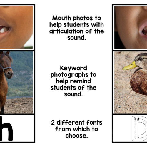 Alphabet Cards with Real Mouth Pictures & Photos Speech Sounds Letter ...