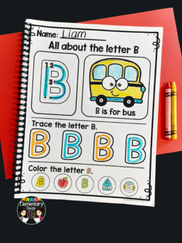 Back to School Alphabet Tracing Worksheets | Beginning Sounds - Classful