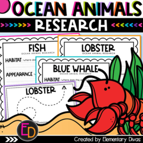 Ocean Animals Research Writing Project - Classful