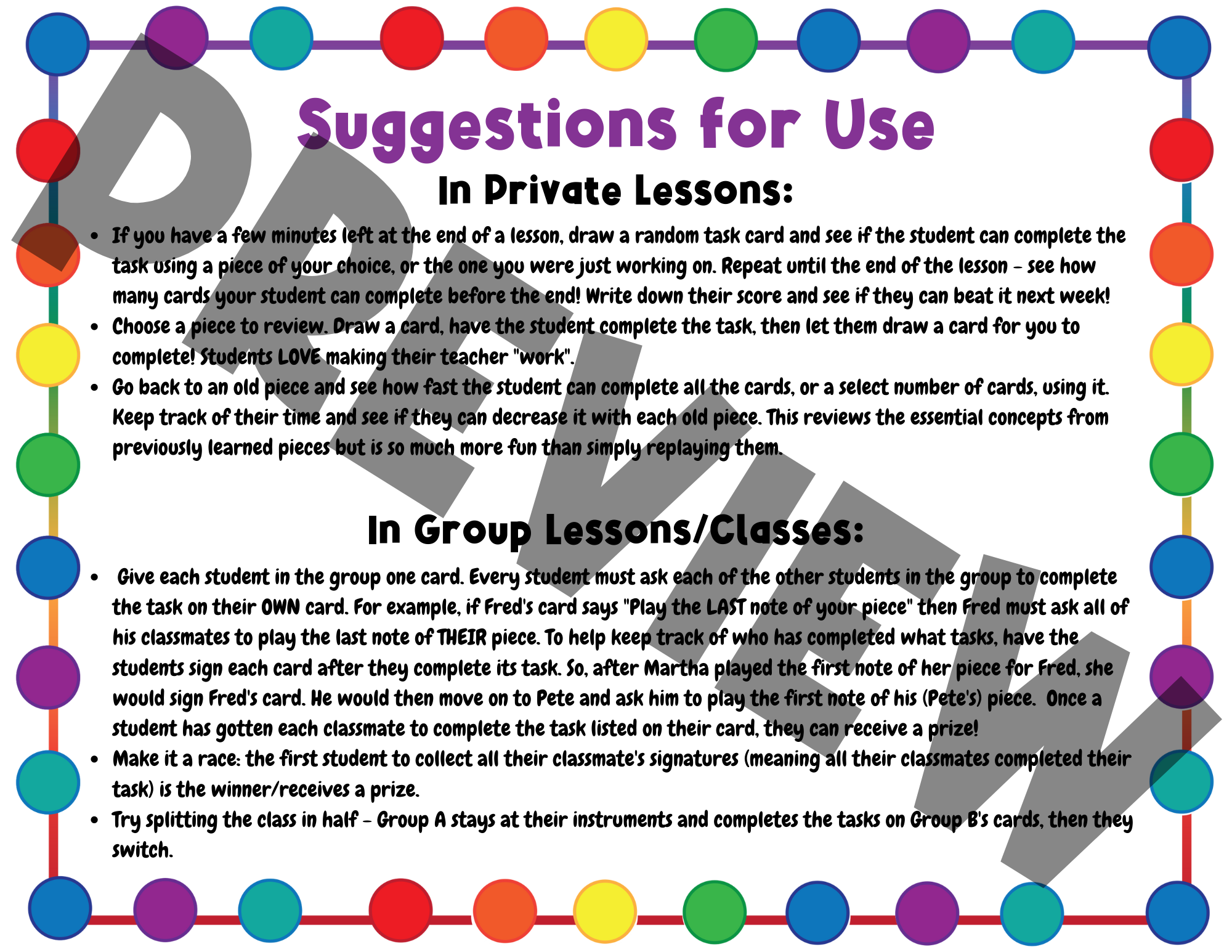 Violin, Viola, Cello, Bass Task Cards Printable Review Activity Game ...