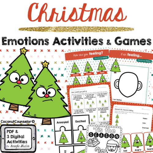 Christmas Emotions Activities, Games, Worksheets - Classful
