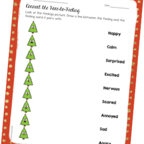 Christmas Emotions Activities, Games, Worksheets - Classful
