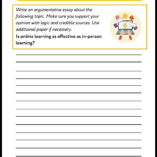 Middle School Argumentative Essay Writing - Argumentative Essay ...