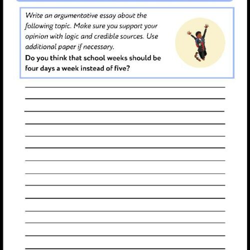 Middle School Argumentative Essay Writing - Argumentative Essay ...