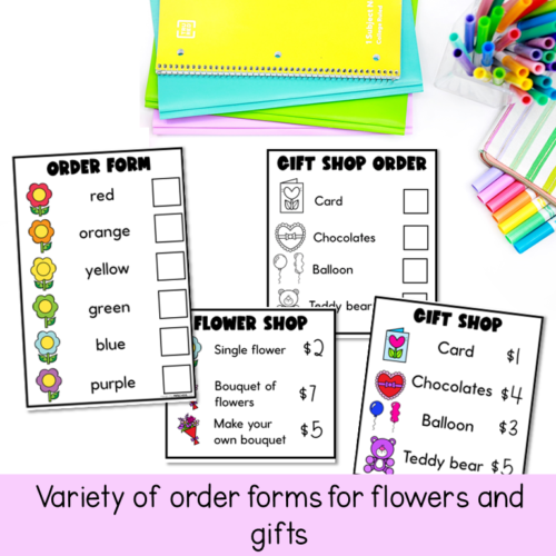 Flower Shop Dramatic Play for Preschool, Pre-K and Kindergarten - Classful
