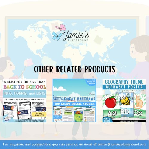 Number Posters 3 - Geography Classroom Decor Number Recognition - Classful