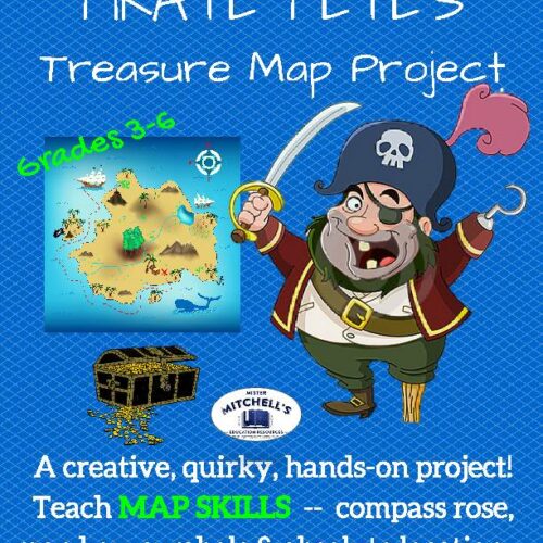 Teach Map Skills with Pirate Pete's Treasure Map Project - Classful