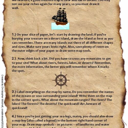 Teach Map Skills with Pirate Pete's Treasure Map Project - Classful