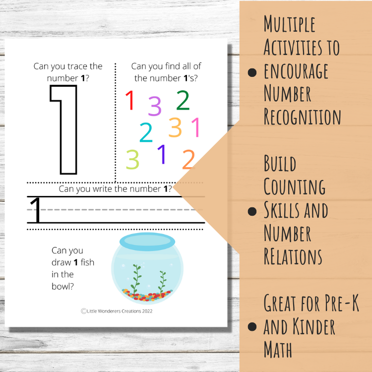 Number Worksheets - Tracing, Writing, Number Recognition, Counting ...
