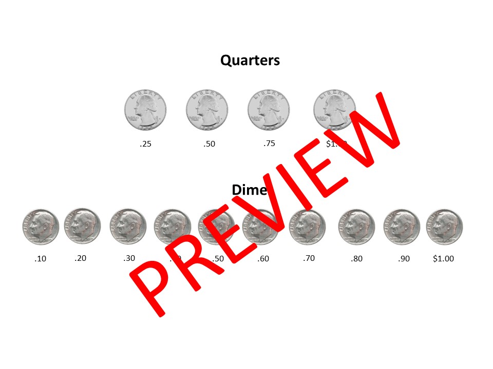 Counting Coins Mat - Classful