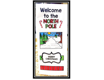 Christmas North Pole Tour Brochure {100% Editable} {Reading} {Writing ...