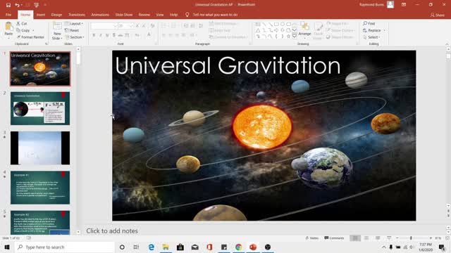 AP Physics C - Universal Gravitation Lesson Plan Package - Classful
