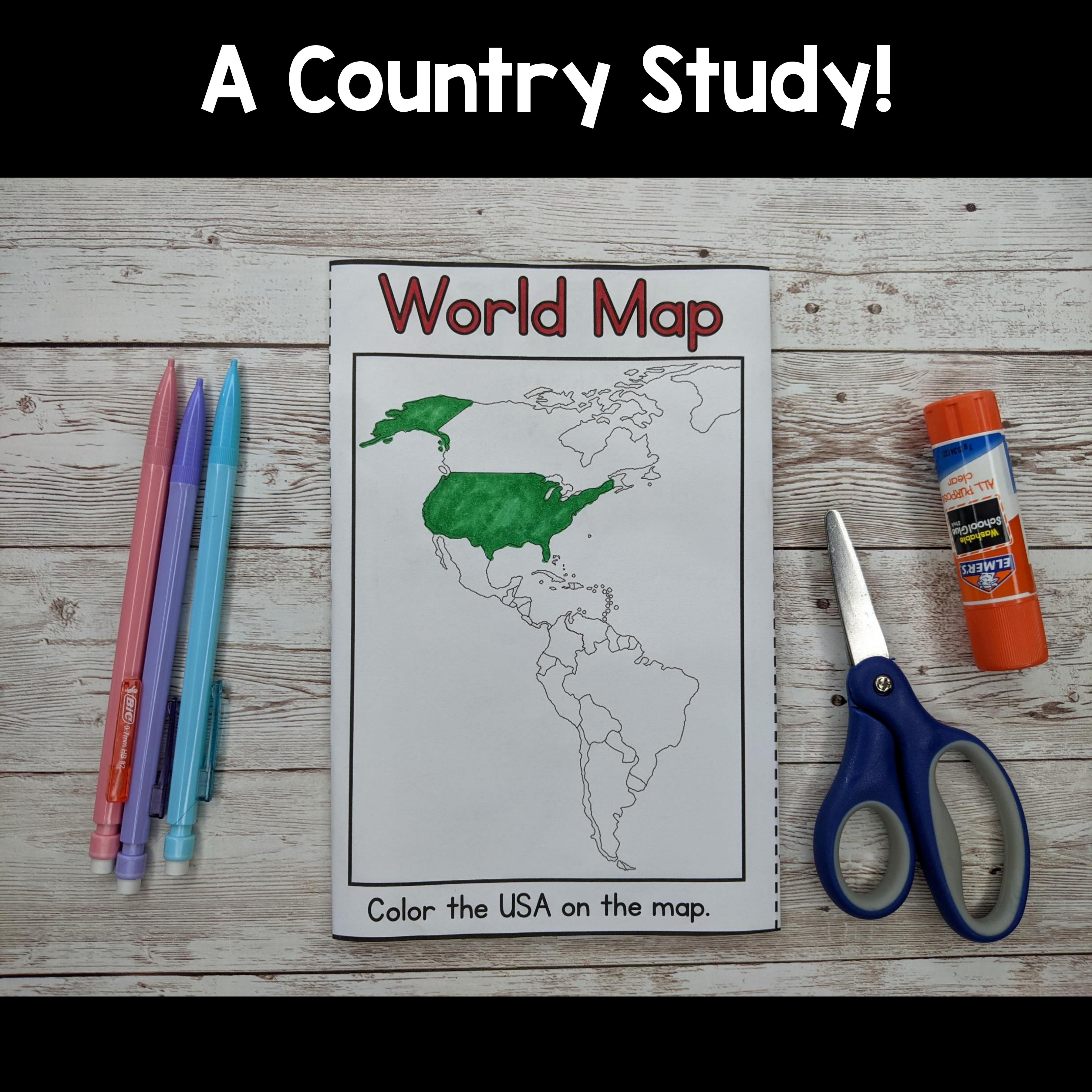 United States of America USA Travel Brochure for Early Readers ...