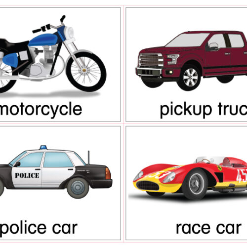 Transportation Flash Cards ESL ELL Newcomer - Classful