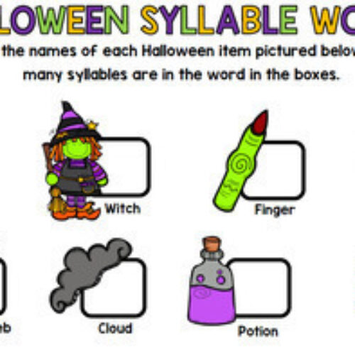 Halloween Literacy - Special Education - Life Skills - Print & Go ...