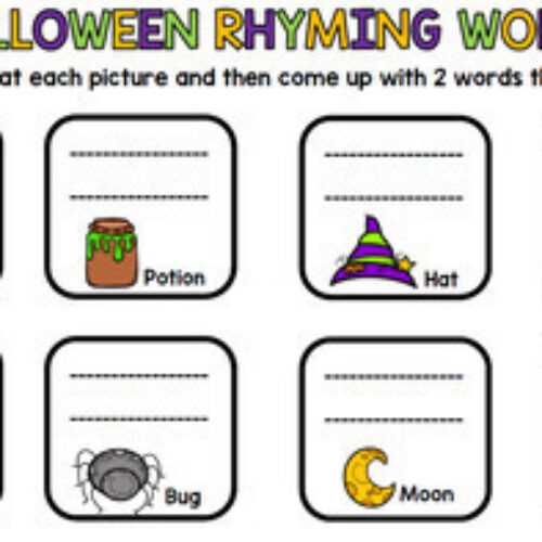 Halloween Literacy - Special Education - Life Skills - Print & Go ...
