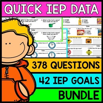 IEP Goal Assessments - PRINT & GO - Special Education - Life Skills ...