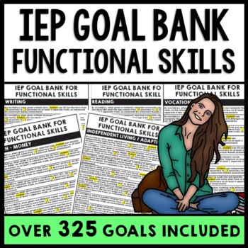 IEP Goal Bank - Life Skills - Functional IEP Goals - Special Education ...