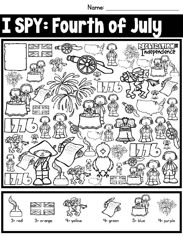 I Spy Mystery Pictures - Morning Work, Holidays, Early Finishers - Classful