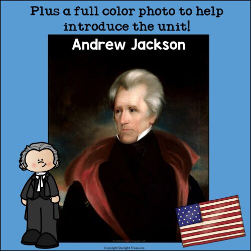 Andrew Jackson Mini Book for Early Readers- Presidents' Day - Classful