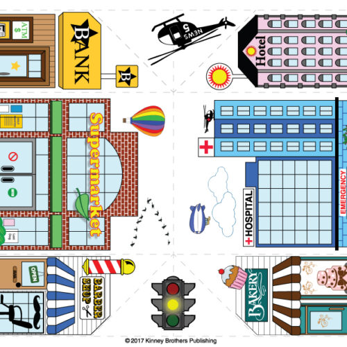 Community Places Activity Set ESL ELL Newcomer - Classful