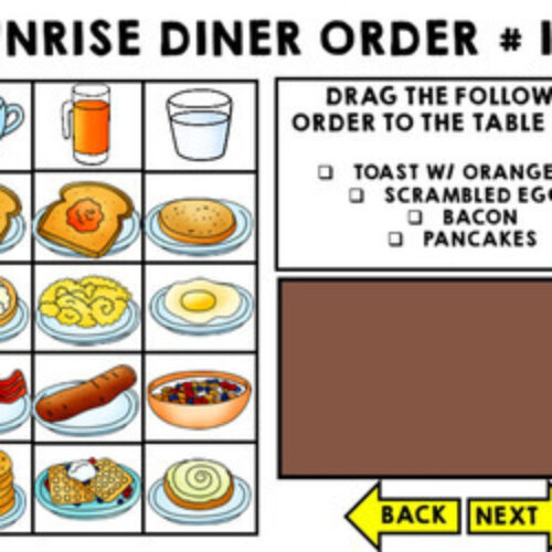 Job Skills - Life Skills - BOOM CARDS - Complete the Order - Special ...