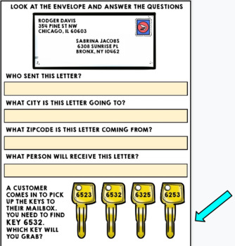 Job Skills - Life Skills Warm Ups - Vocational Skills - Post Office ...