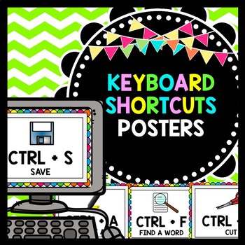 Keyboard Shortcuts - Technology in the Classroom - Unit 1 POSTERS ...