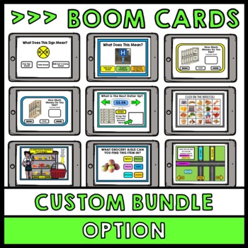 Life Skills - BOOM CARDS - CUSTOM BUNDLE - Special Education - Distance ...