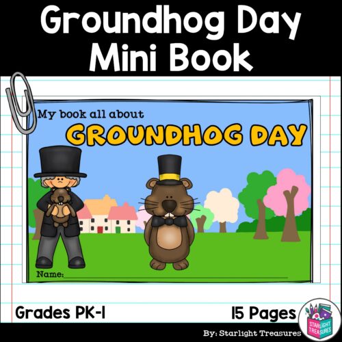 Groundhog Day Mini Book for Early Readers - Classful