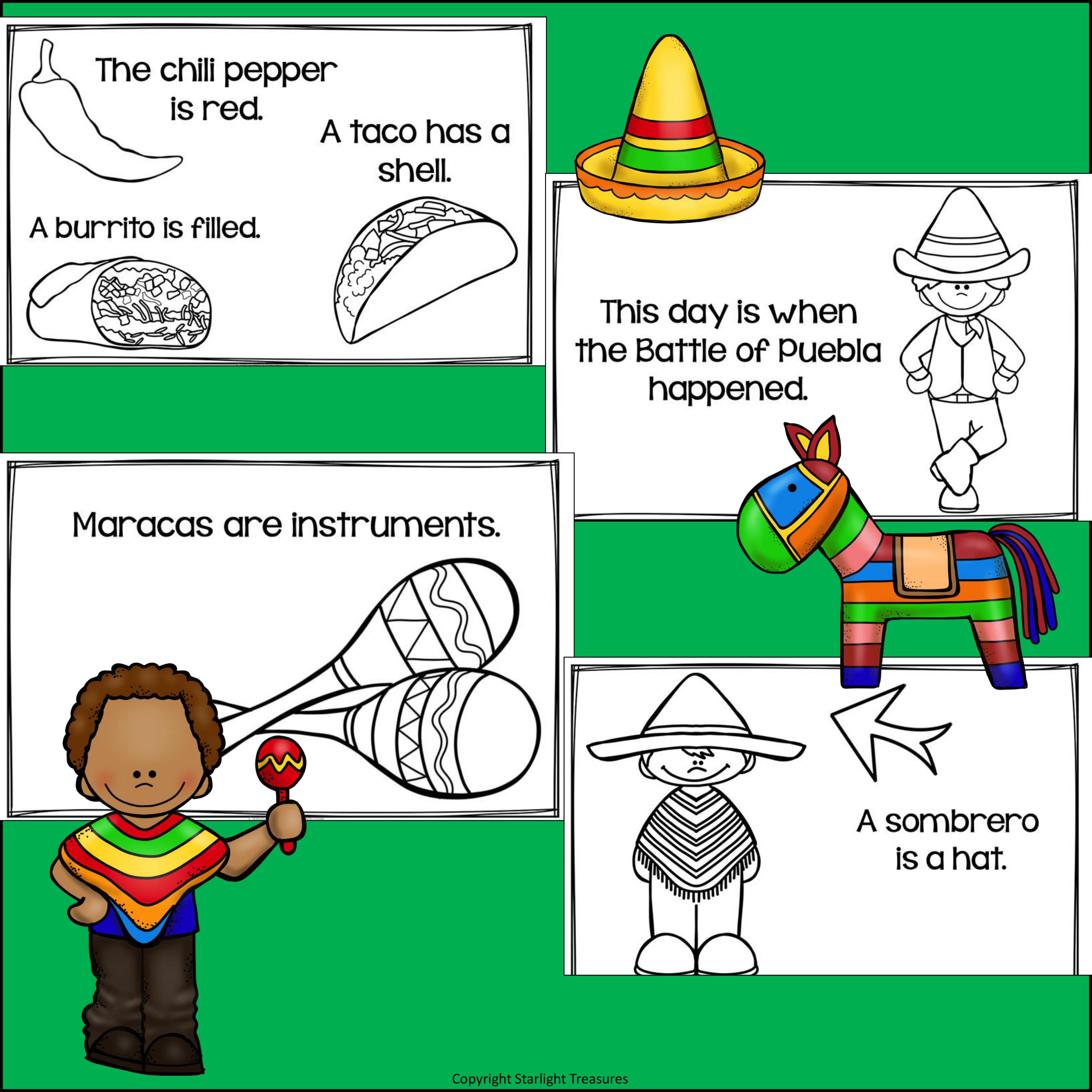 Cinco de Mayo Mini Book for Early Readers - Classful