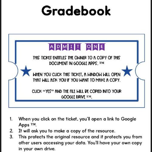 Standards Based Gradebook Kindergarten in Google Sheets (TM) - Classful